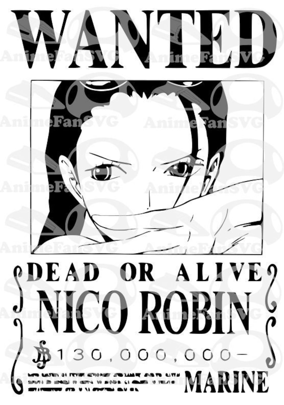 Robin Wanted Poster SVG - Etsy México