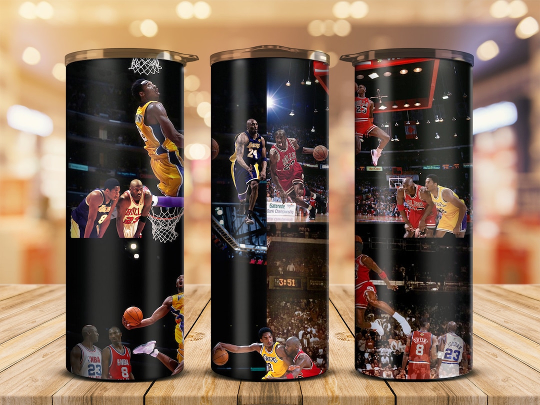 Kobe Bryant and Michael Jordan, Tumbler Wrap, PNG, Sublimation, 20oz ...