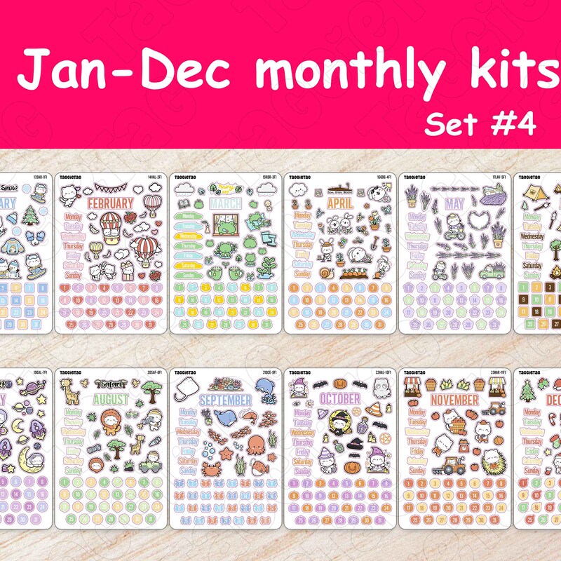 Bullet Journal Stickers - Etsy