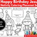 Happy Birthday Jesus Coloring Placemat Pages /jesus is the Reason for ...