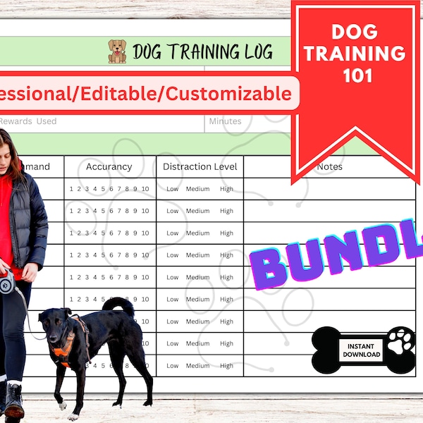 Dog Training Tracker - Etsy