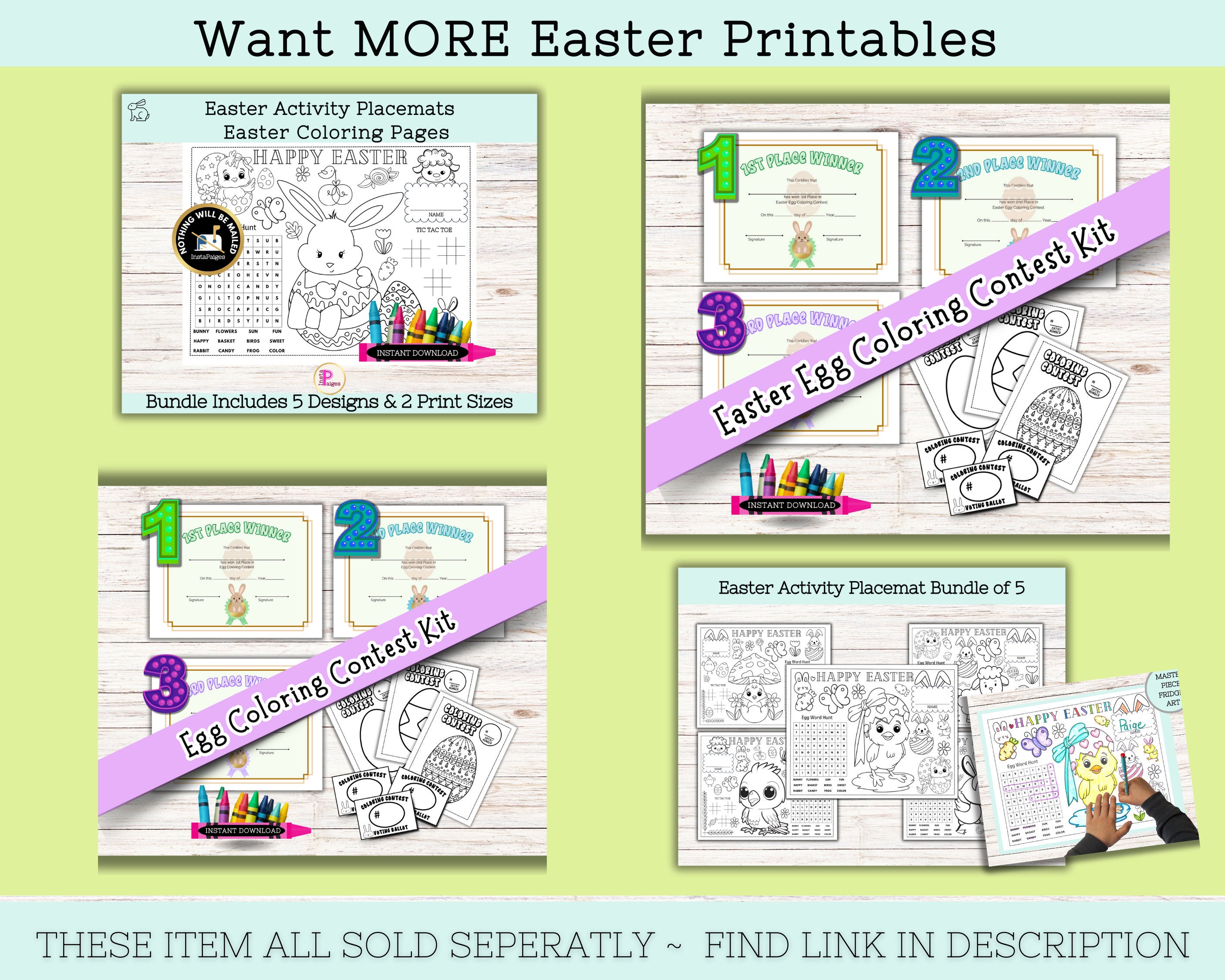Egg Coloring Contest, Easter Coloring Pages, Class Party Games, Youth ...