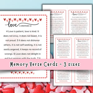 Christian Valentine Activity, Faith Based Valentines Day, Love Never ...