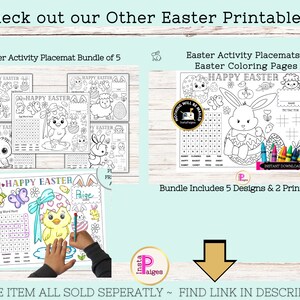 Easter Egg Coloring Contest Easter Coloring Pages Class - Etsy