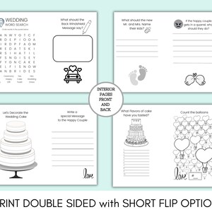 Wedding Activity Book for Kids, Coloring Book for Toddlers, Kids Table ...