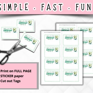 Whats Your Earth Day Name Game, Earth Day Word Search, Earth Day ...