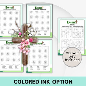 Christian Word Search, Easter Word Search, Bible Activity, Holy Week ...