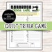 Quilt Trivia Game, Quilt Retreat Games, Quilt Guild Games, Retreat ...