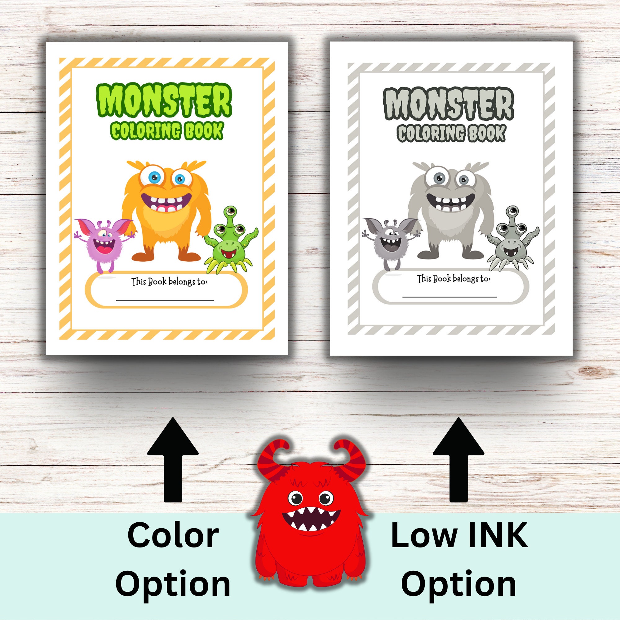 Halloween Coloring Pages for Kids, Kawaii Halloween, Halloween Monsters ...