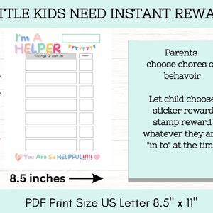 Reward Chart for Kids, Good Behavior Chart, Gentle Parenting, Positive ...