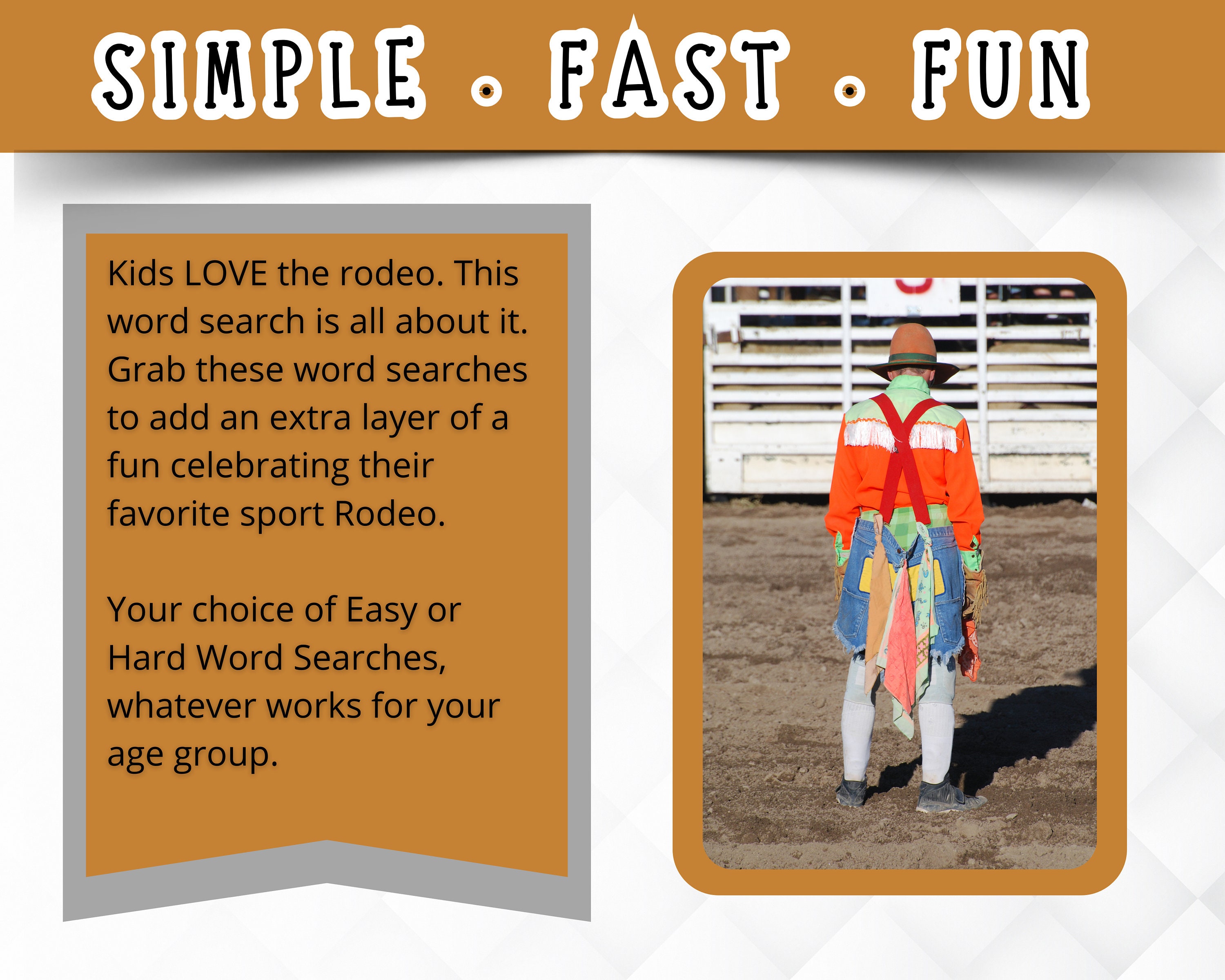 Rodeo Word Search, Rodeo Games for Kids, Rodeo Cowgirl, Western Cowboy ...