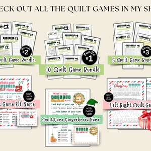 Quilt Game Bundle, #1 Bundle, Quilt Guild Games, Quilt Club, Retreat ...
