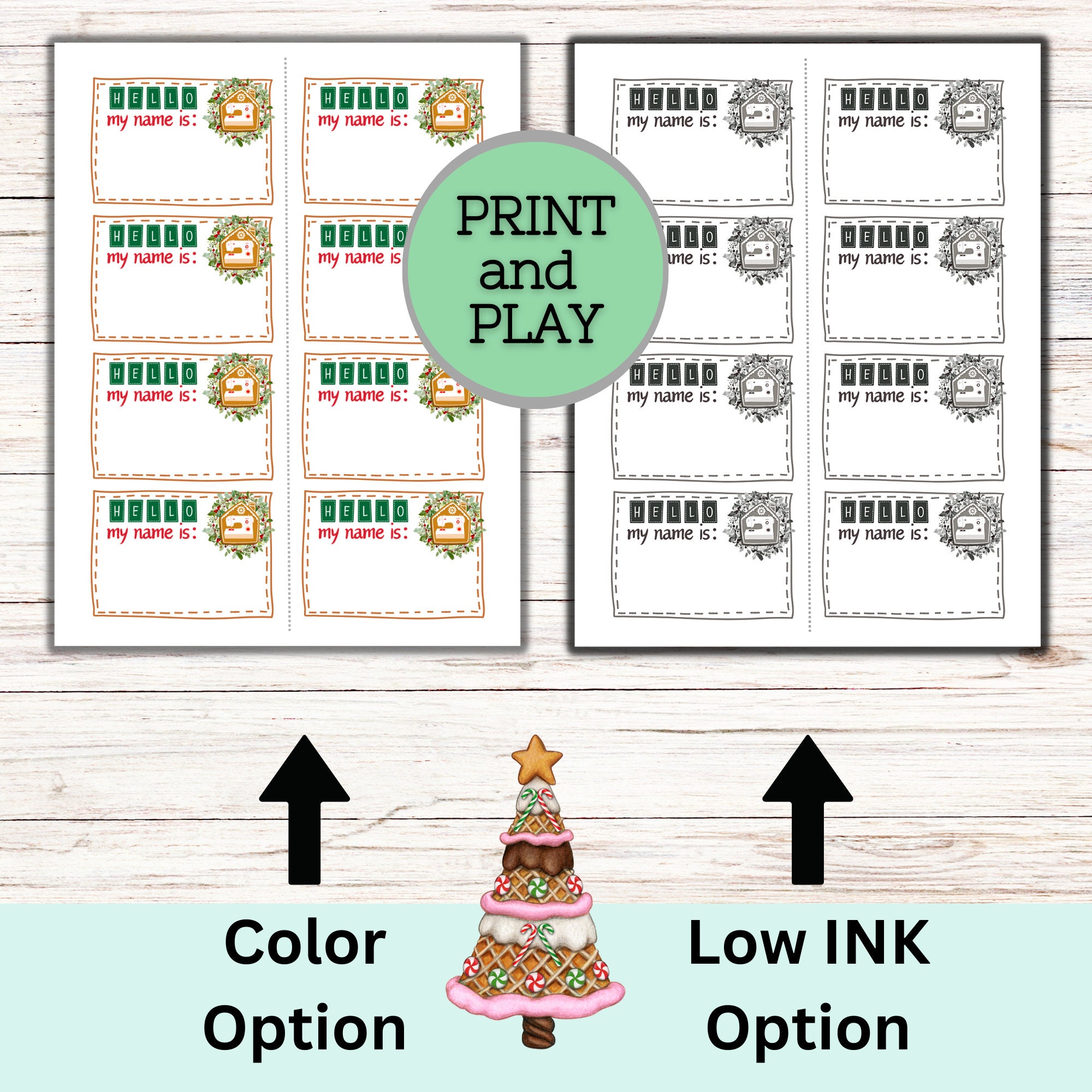 What's Your Gingerbread Name Game Christmas Game Quilt - Etsy