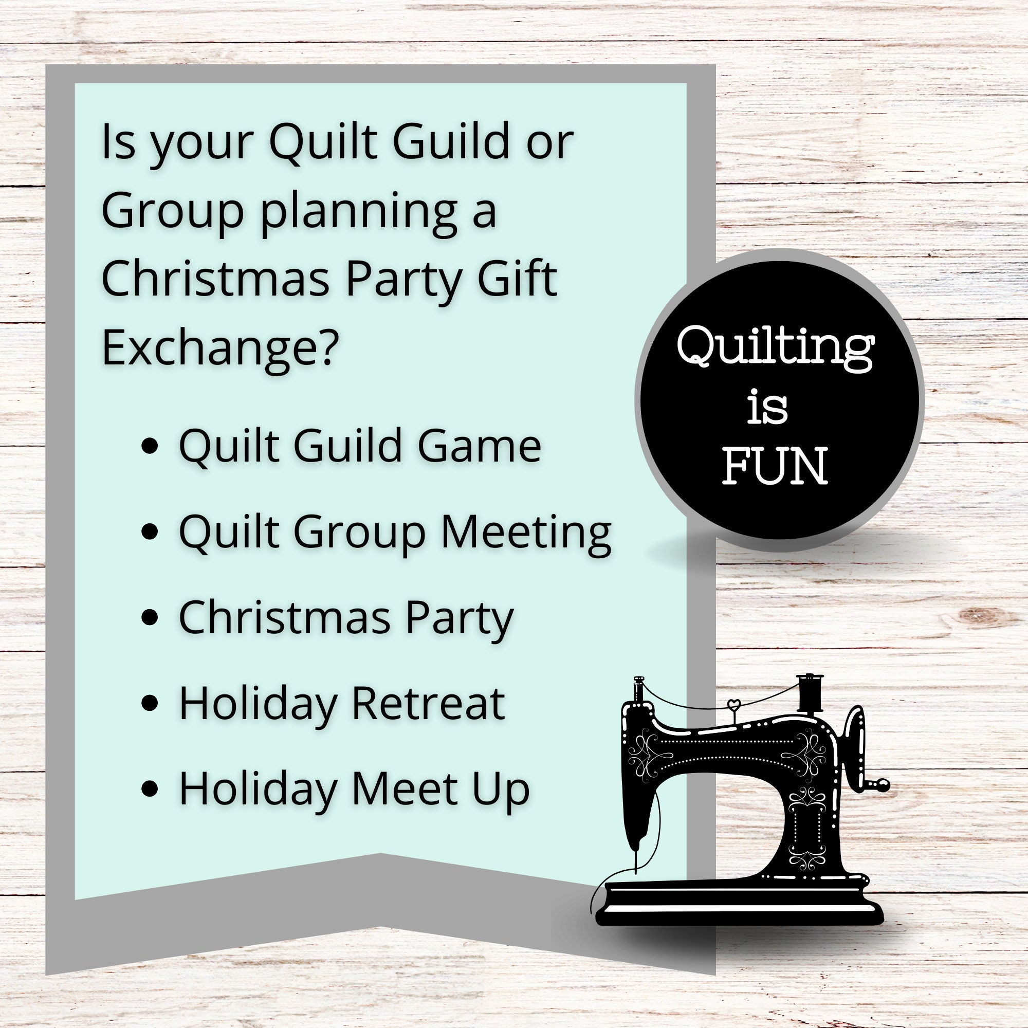 Christmas Quilt Game Bundle, Quilt Guild Games, Quilt Club, Retreat ...