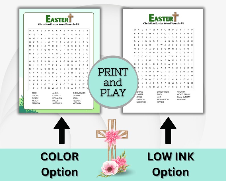 Christian Word Search, Easter Word Search, Bible Activity, Holy Week ...