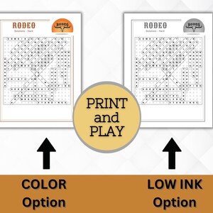 Rodeo Word Search, Rodeo Games for Kids, Rodeo Cowgirl, Western Cowboy ...