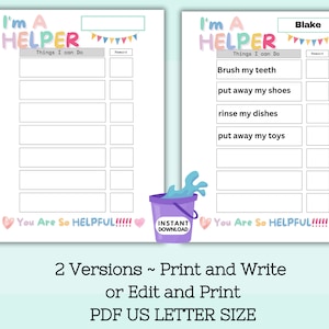 Reward Chart for Kids, Good Behavior Chart, Gentle Parenting, Positive ...
