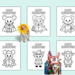 Halloween Coloring Pages, Pet Coloring Page, Fall Coloring Pages ...