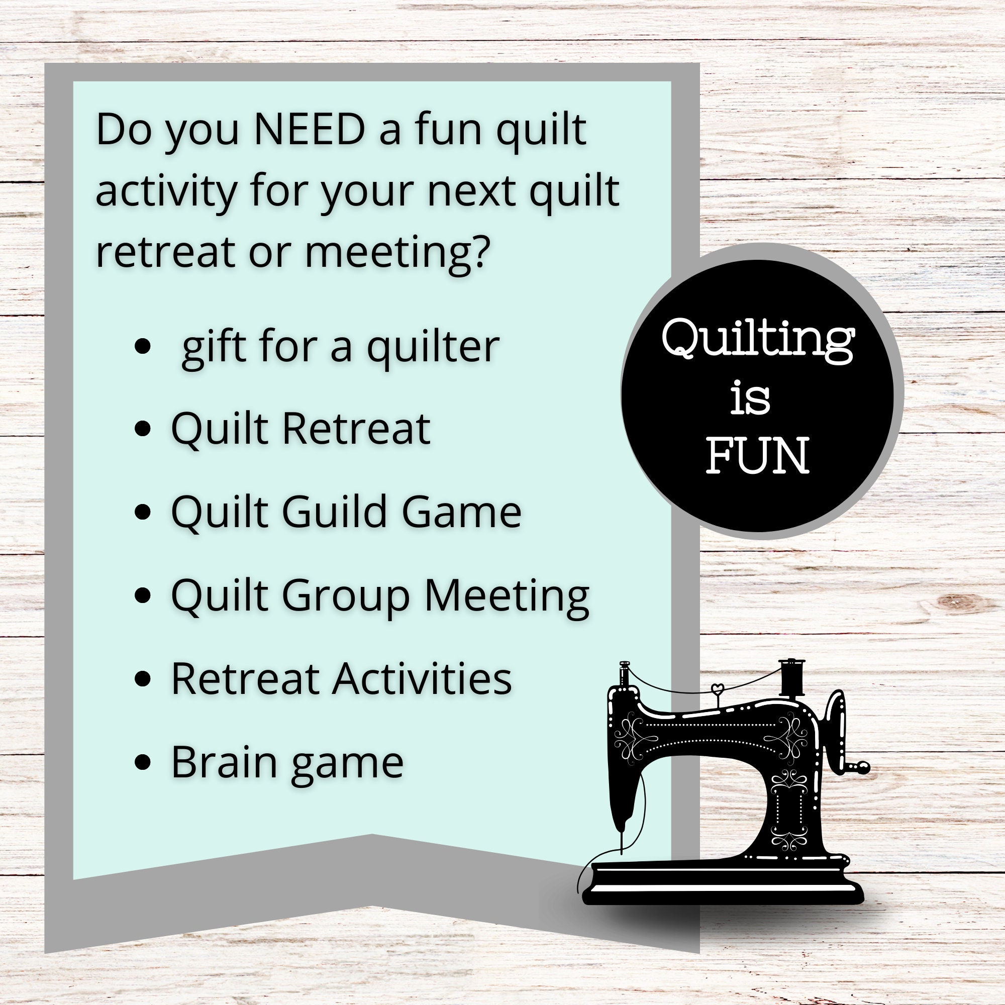 Quilt Game, Word Search, Word Game, Quilt Retreat Games, Quilt Guild ...