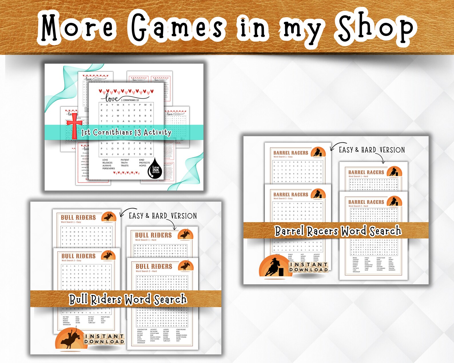 Barrel Racers Word Search, Barrel Racing Game for Kids, Rodeo Cowgirl ...