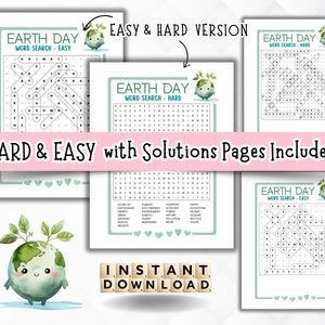 Whats Your Earth Day Name Game, Earth Day Word Search, Earth Day ...