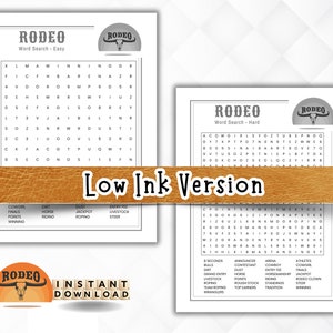 Rodeo Word Search, Rodeo Games for Kids, Rodeo Cowgirl, Western Cowboy ...