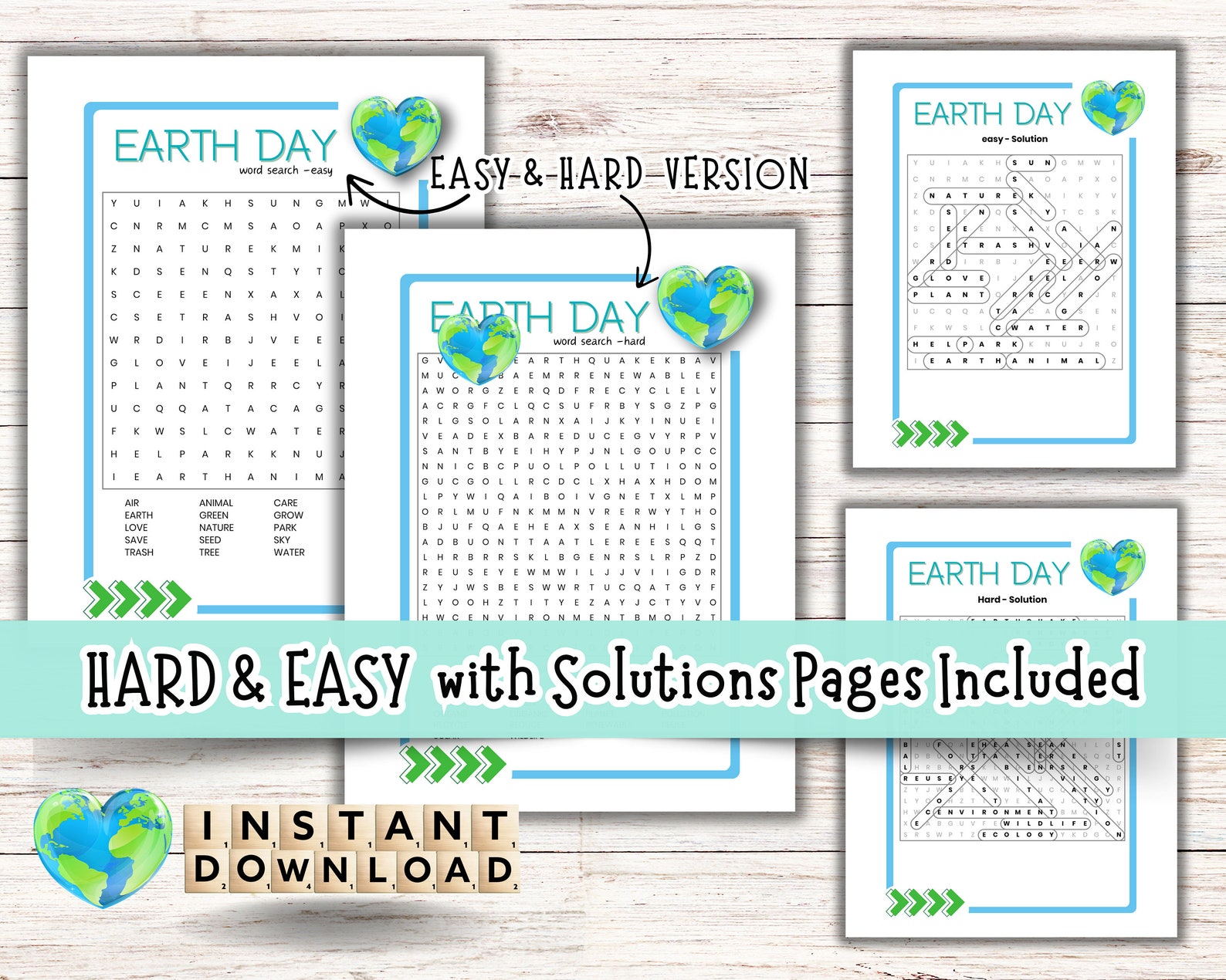 Whats Your Earth Day Name Game, Earth Day Word Search, Earth Day ...