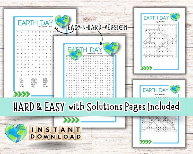 Whats Your Earth Day Name Game, Earth Day Word Search, Earth Day ...