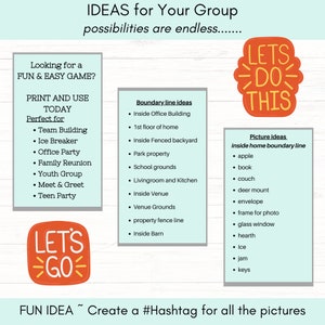 Photo Scavenger Hunt, Team Building Activities, Family Reunion Games ...