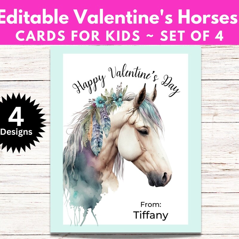 Horse Valentines - Etsy