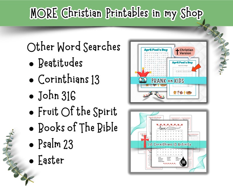 Fruit of the Spirit Word Search, Galatians 5 22, Bible Study Printable ...