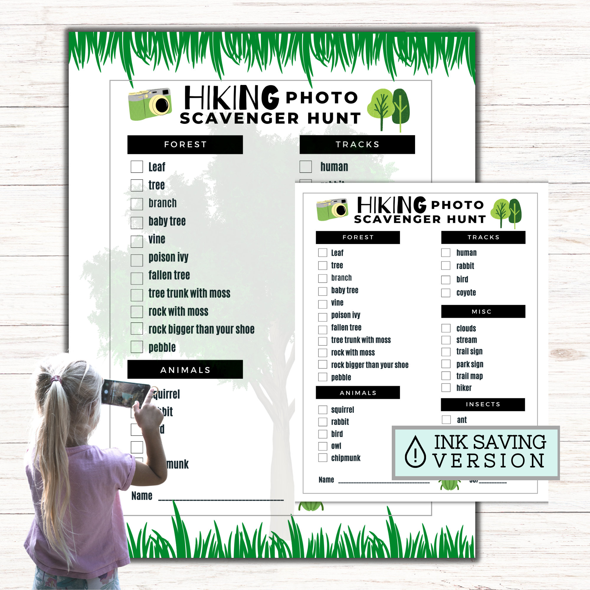 Photo Hiking Scavenger Hunt, Photo Scavenger Hunt, Outdoor Scavenger ...