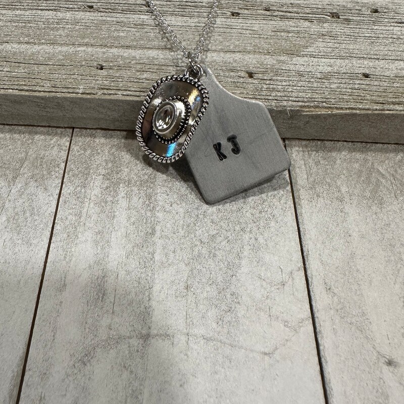 Cow Tag Necklace - Etsy