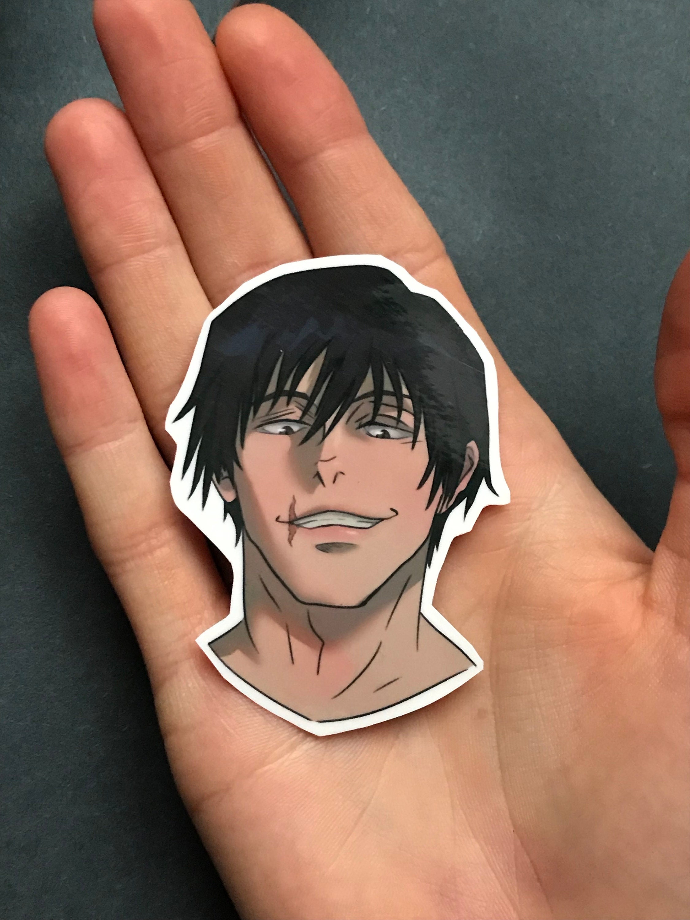 Toji Fushiguro Vinyl Sticker Fanmade JJK Sticker Jujutsu Kaisen Anime ...