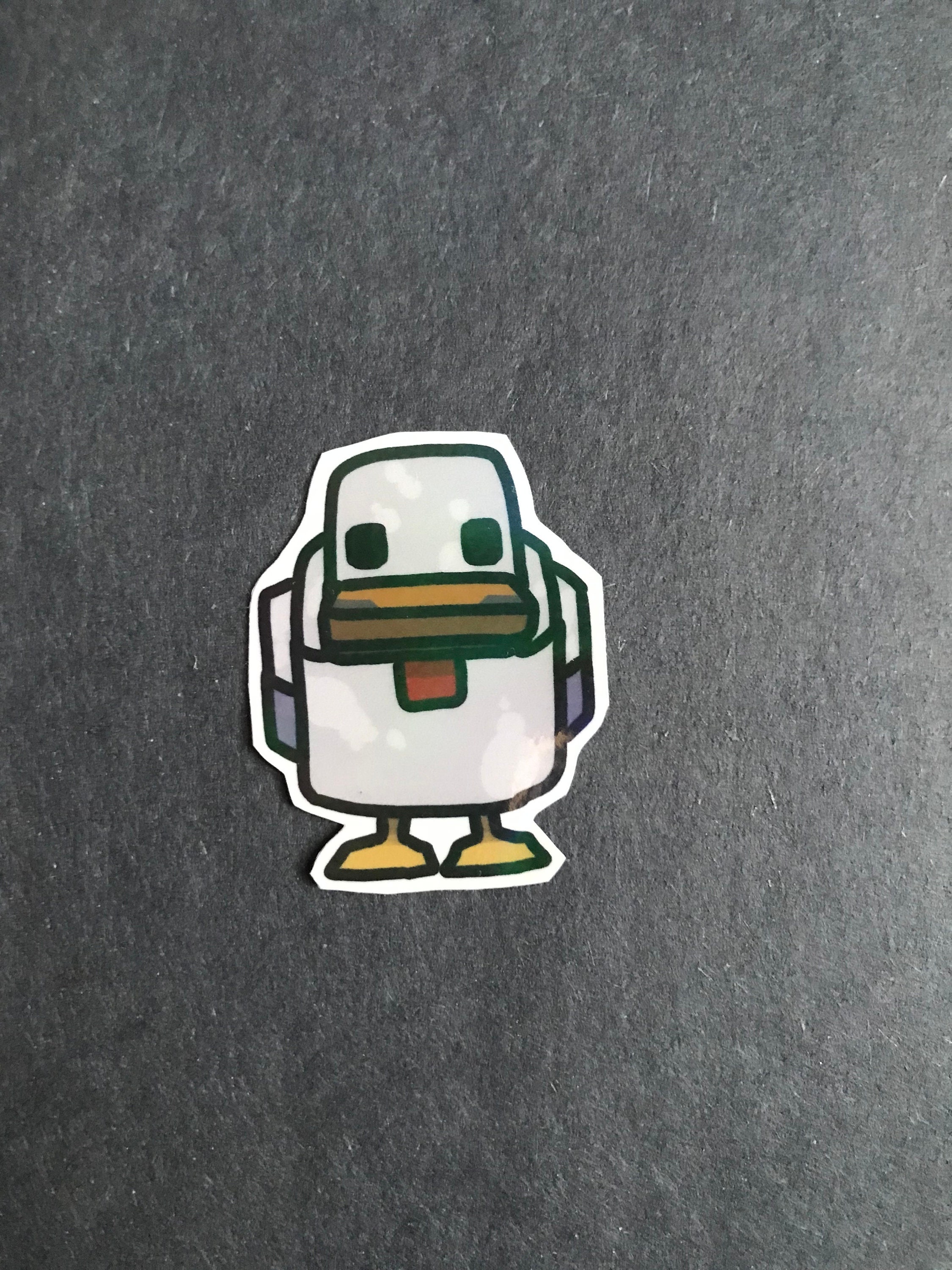 Chicken Holographic Sticker Handmade Fanmade Minecraft Sticker ...