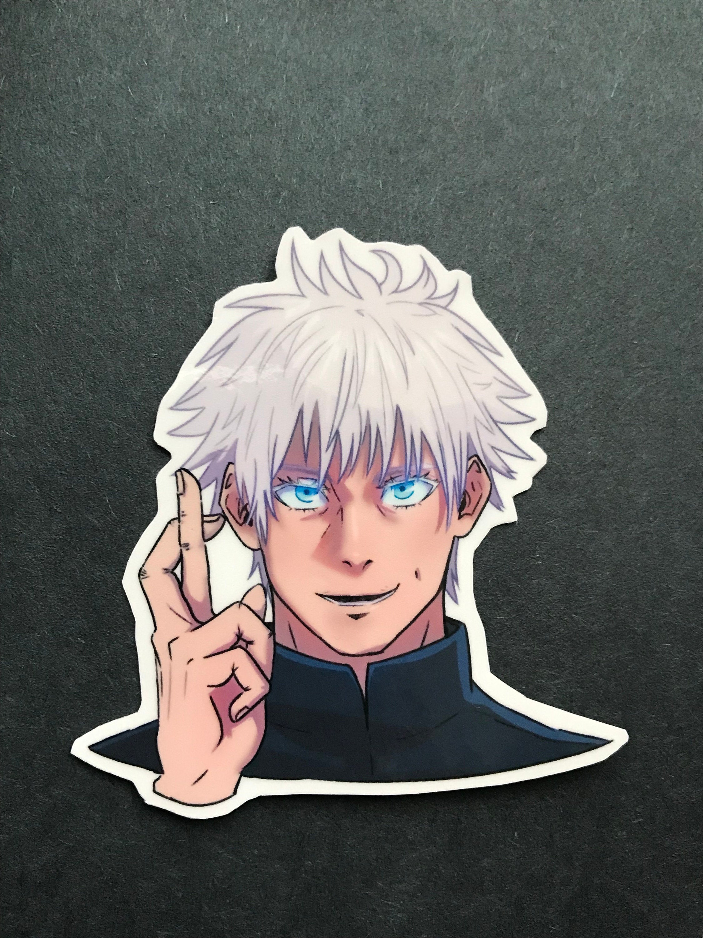 Gojo Satoru Vinyl Sticker Fanmade JJK Sticker Jujutsu Kaisen Anime ...