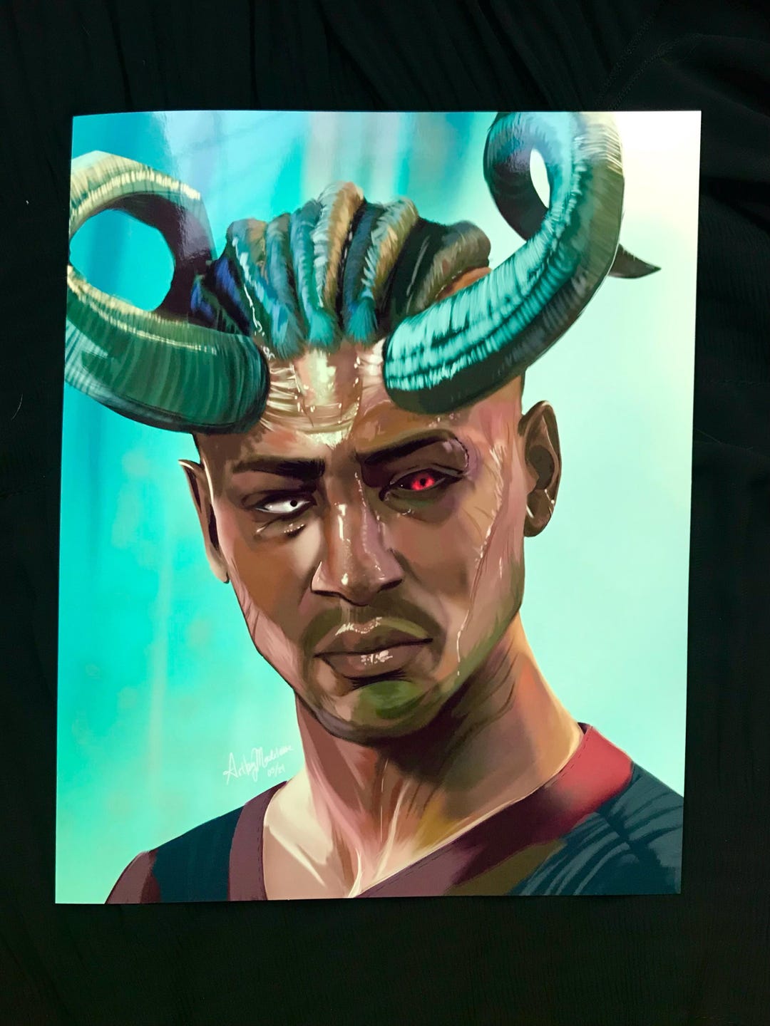 Wyll Ravengard Fan Art Print | Baldur's Gate 3, Dnd Devil Warlock ...