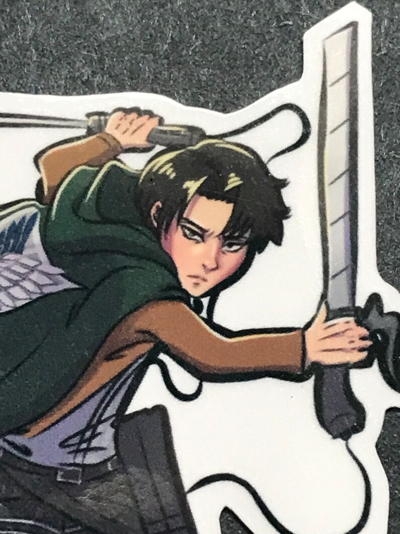 Levi Fanmade Handmade Vinyl Sticker Fanart AOT Sticker AOT Anime ...