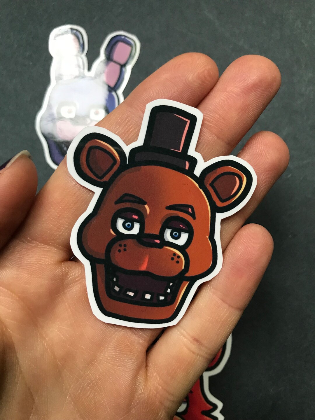 Freddy Fanmade Handmade Vinyl Sticker Fanart FNAF Sticker FNAF ...
