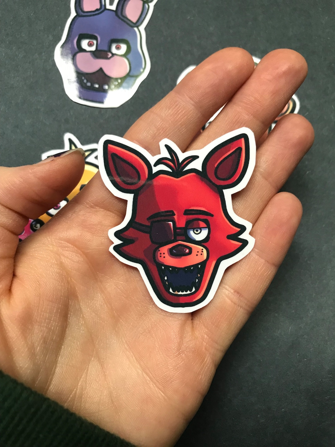 Foxy Fanmade Handmade Vinyl Sticker Fanart FNAF Sticker FNAF Unofficial ...