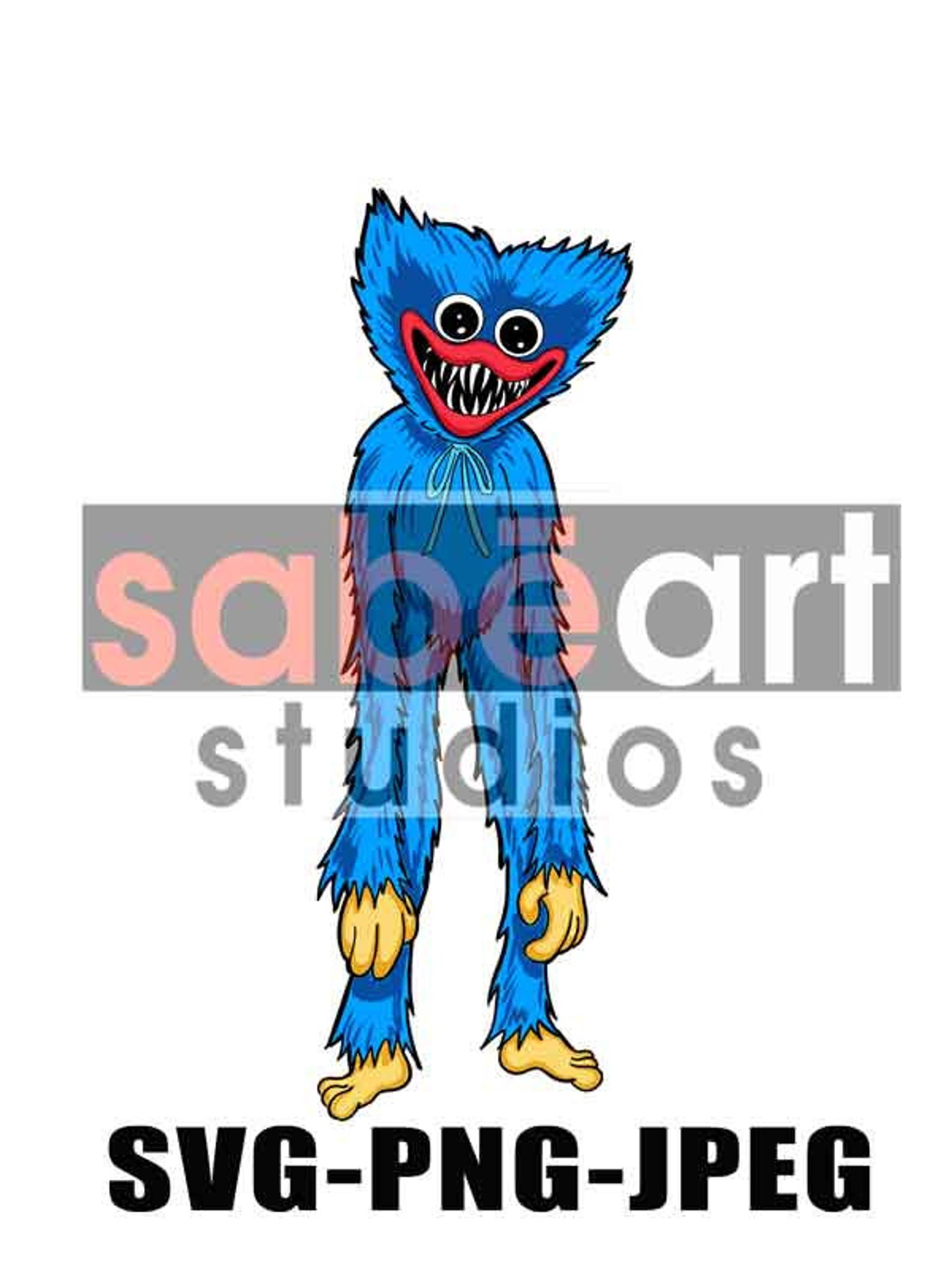 Huggy Wuggy SVG-PNG-JPEG - Etsy Australia