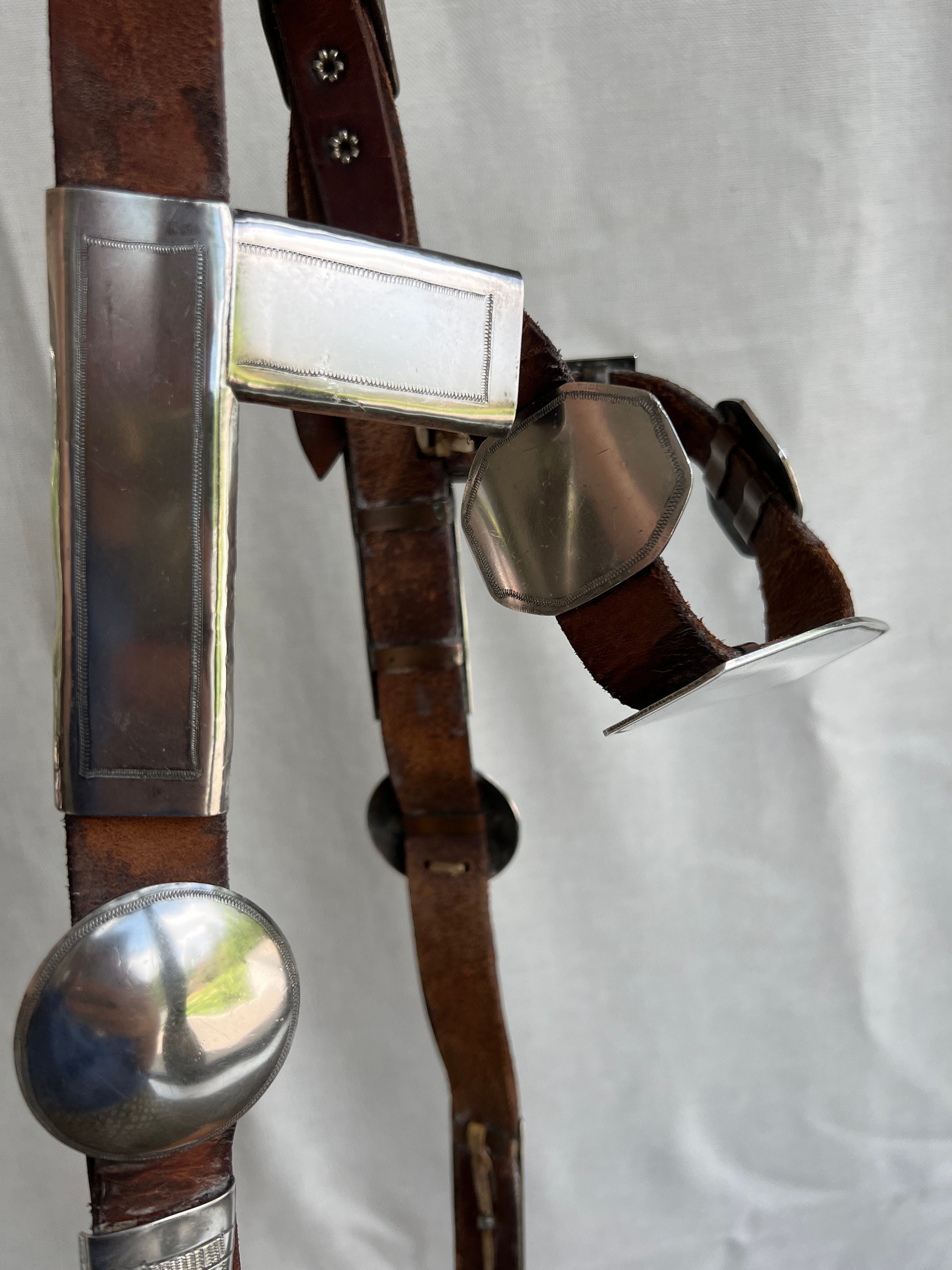 Antique Navajo Silver Horse Bridle With Iron Bit, C. 1890-1910 - Etsy