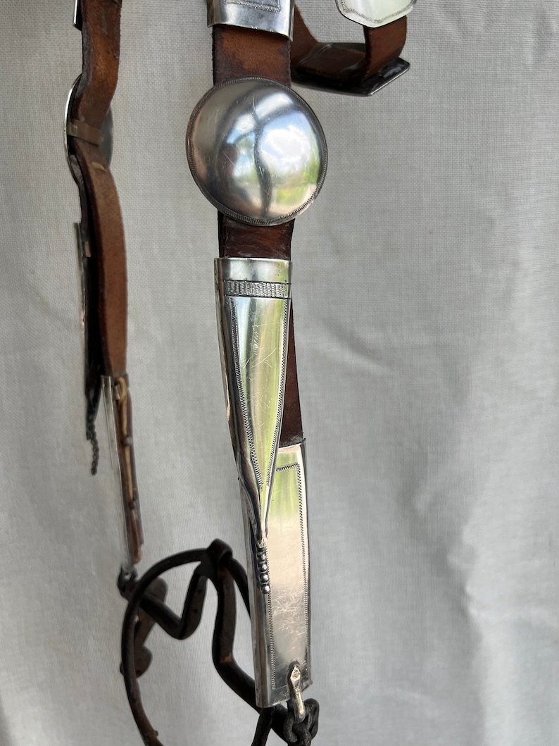 Antique Navajo Silver Horse Bridle With Iron Bit, C. 1890-1910 - Etsy