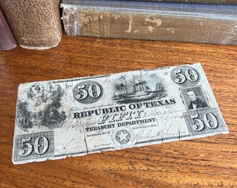 Texas Currency - Etsy
