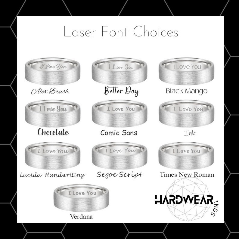 Mens Black Tungsten Custom Design With Fancy Edges. Wedding - Etsy