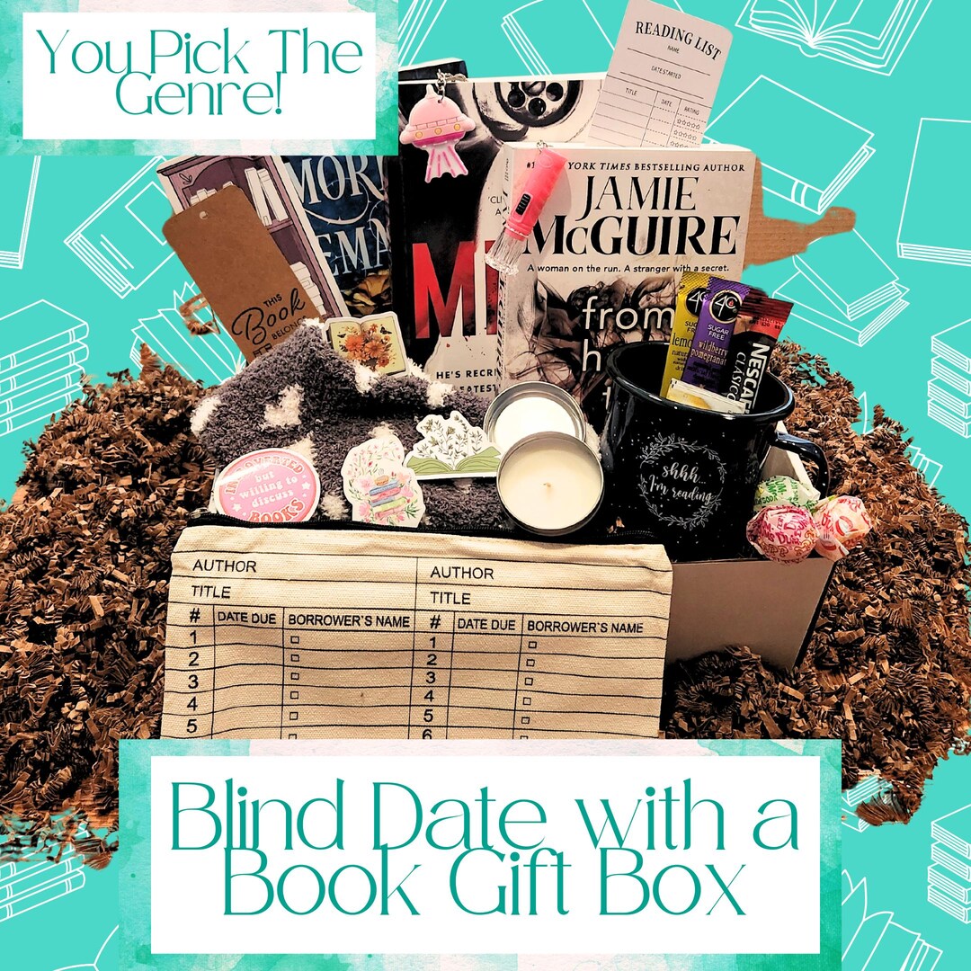 Blind Date With a Book Box, Valentine, Gift for Her, Mystery, Romance ...