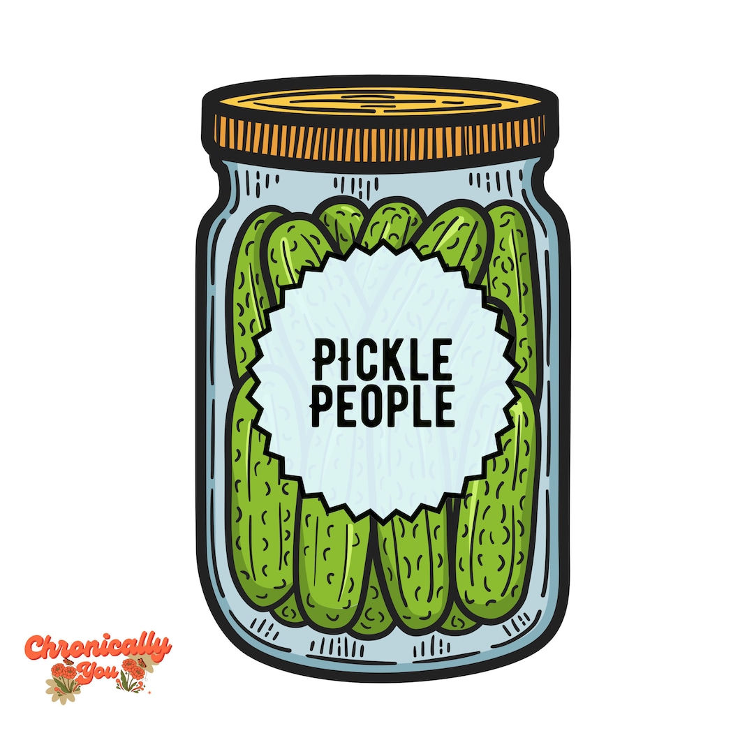 Pickle People Sticker Pickle Lover Funny Sticker Pickle - Etsy