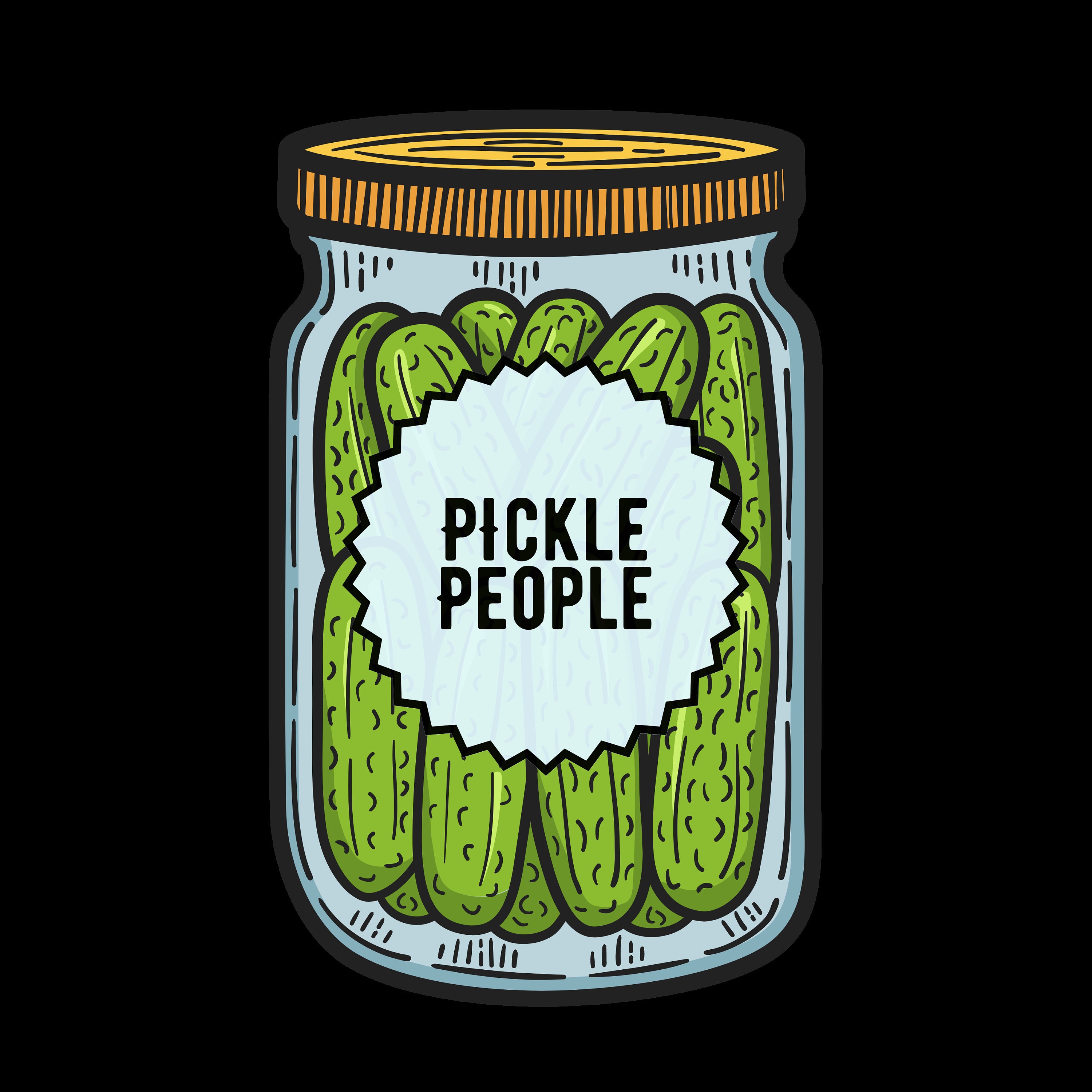 Pickle People Pickle Lovers Funny Pickle Humor Foodie - Etsy