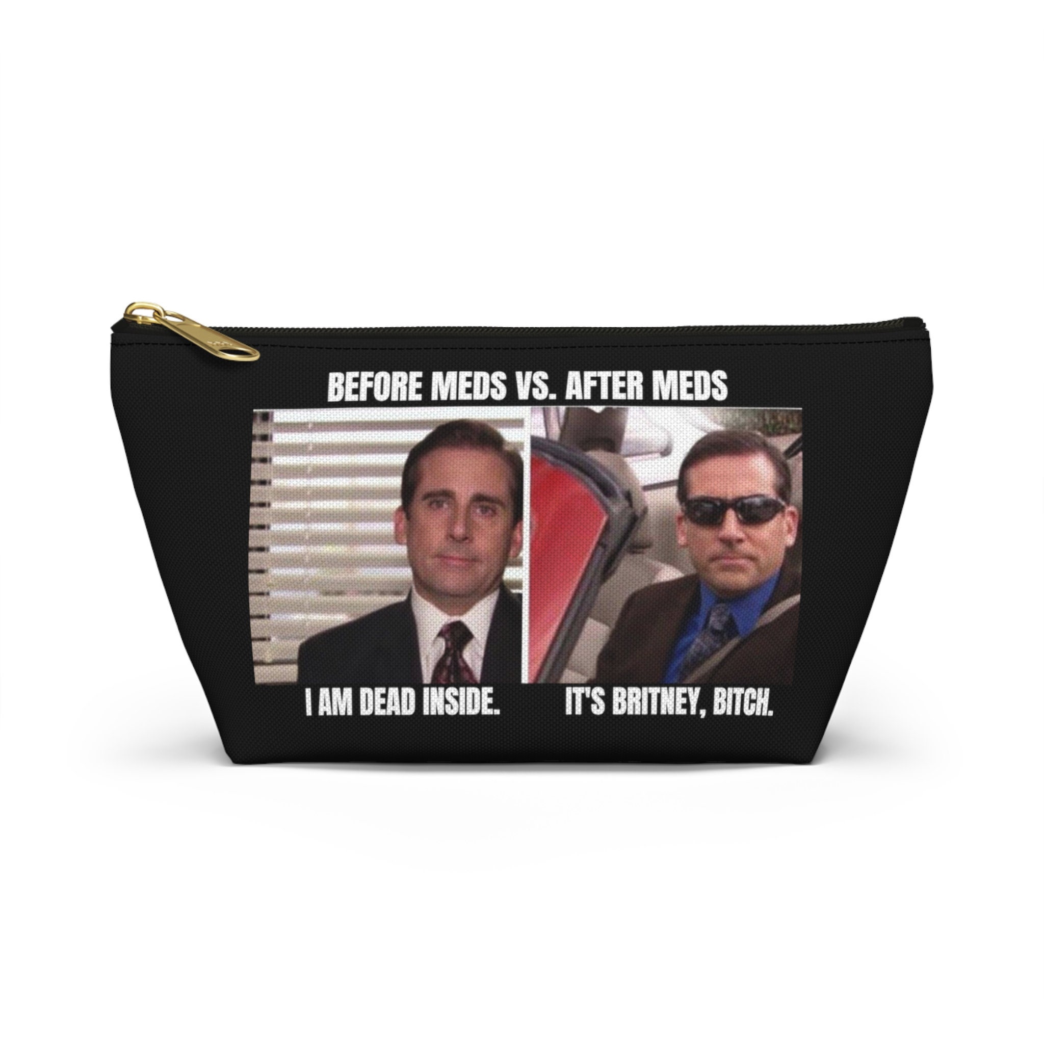 Michael Scott Before Meds After Meds Medicine Pouch Medicine - Etsy
