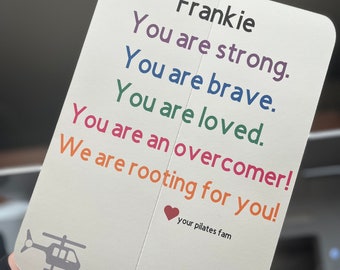 Military Encouragement Card - Etsy